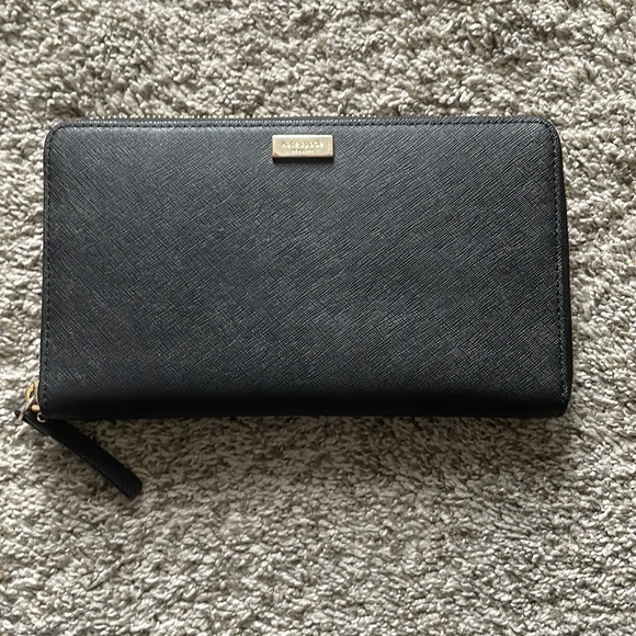 kate spade | Bags | Large Black Kate Spade Wallet | Poshmark